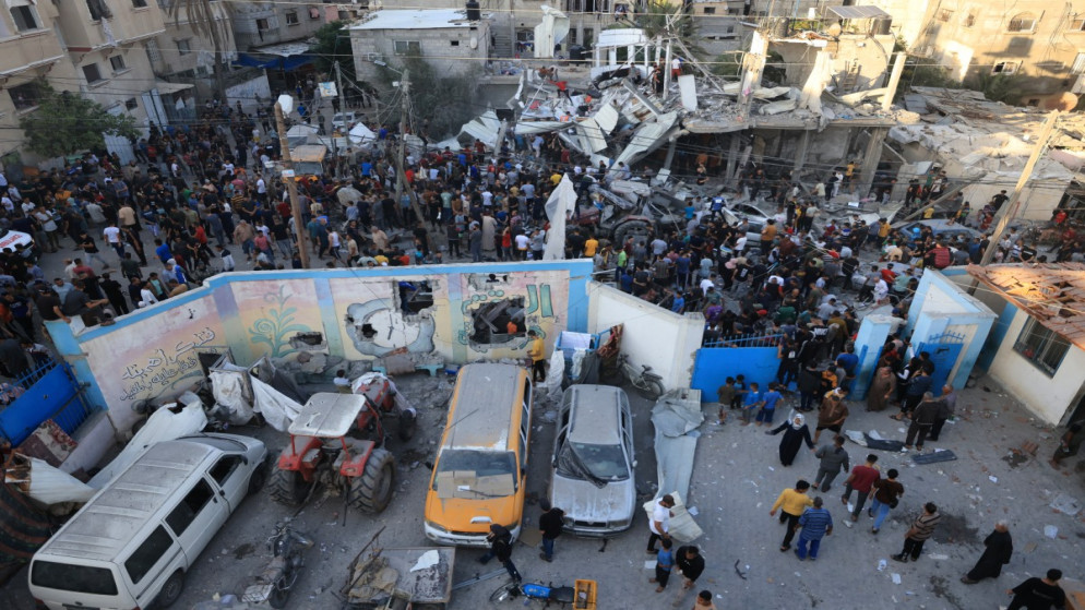 600 ألف نازح في 150 منشأة تتبع أونروا في قطاع غزة 24 ساعة وكالة